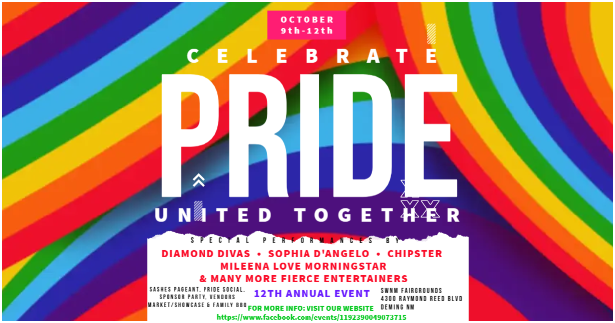 DEMING PRIDE CELEBRATION RETURNS OCTOBER 9-12 | Classic Country1230AM ...